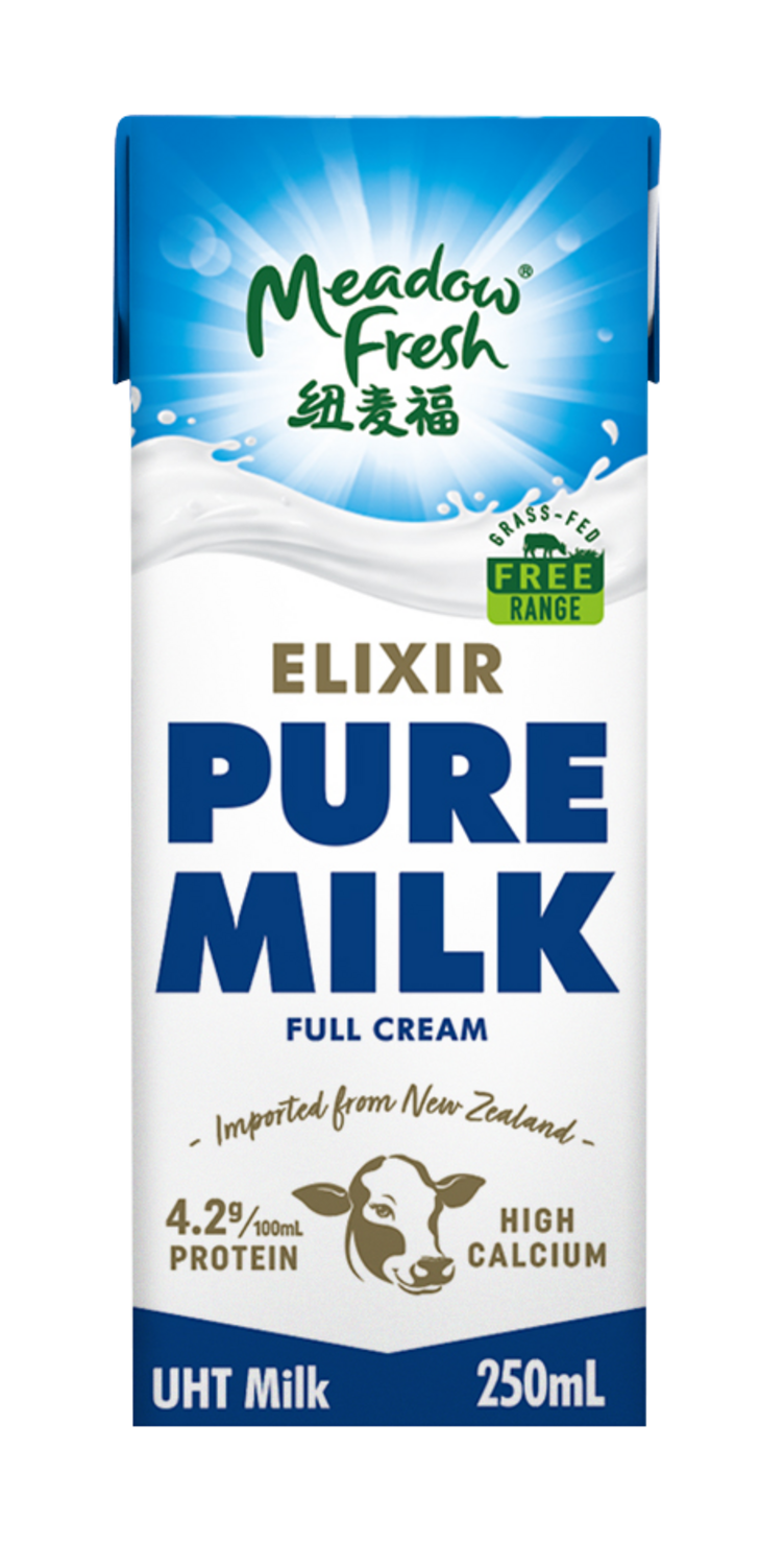 Meadow Fresh Elixir Full Cream UHT Milk (250mL) - AsureQuality ...